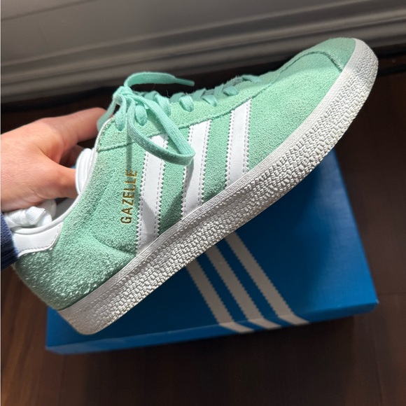 adidas | Shoes | Adidas Gazelle Mint Green Sneakers | Poshmark